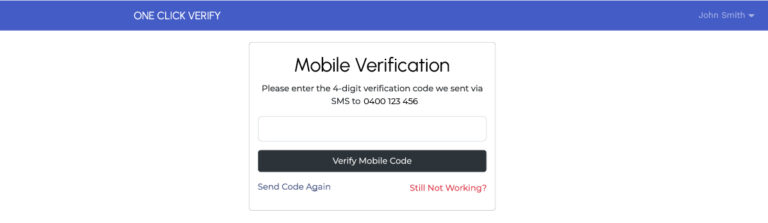 Business User Guide - One Click Verify