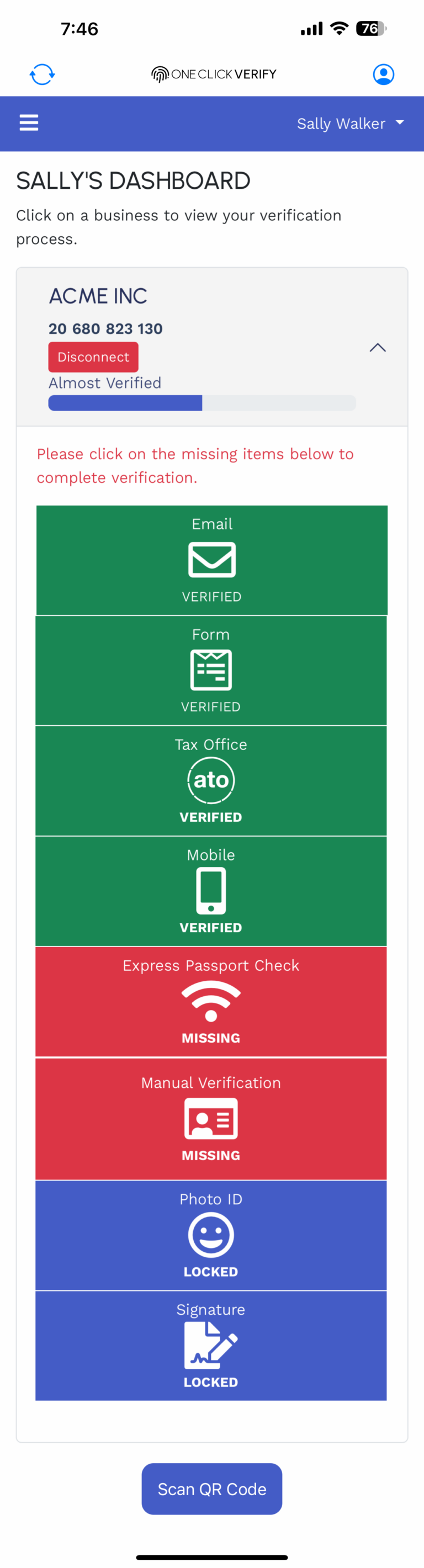 Client User Guide - One Click Verify