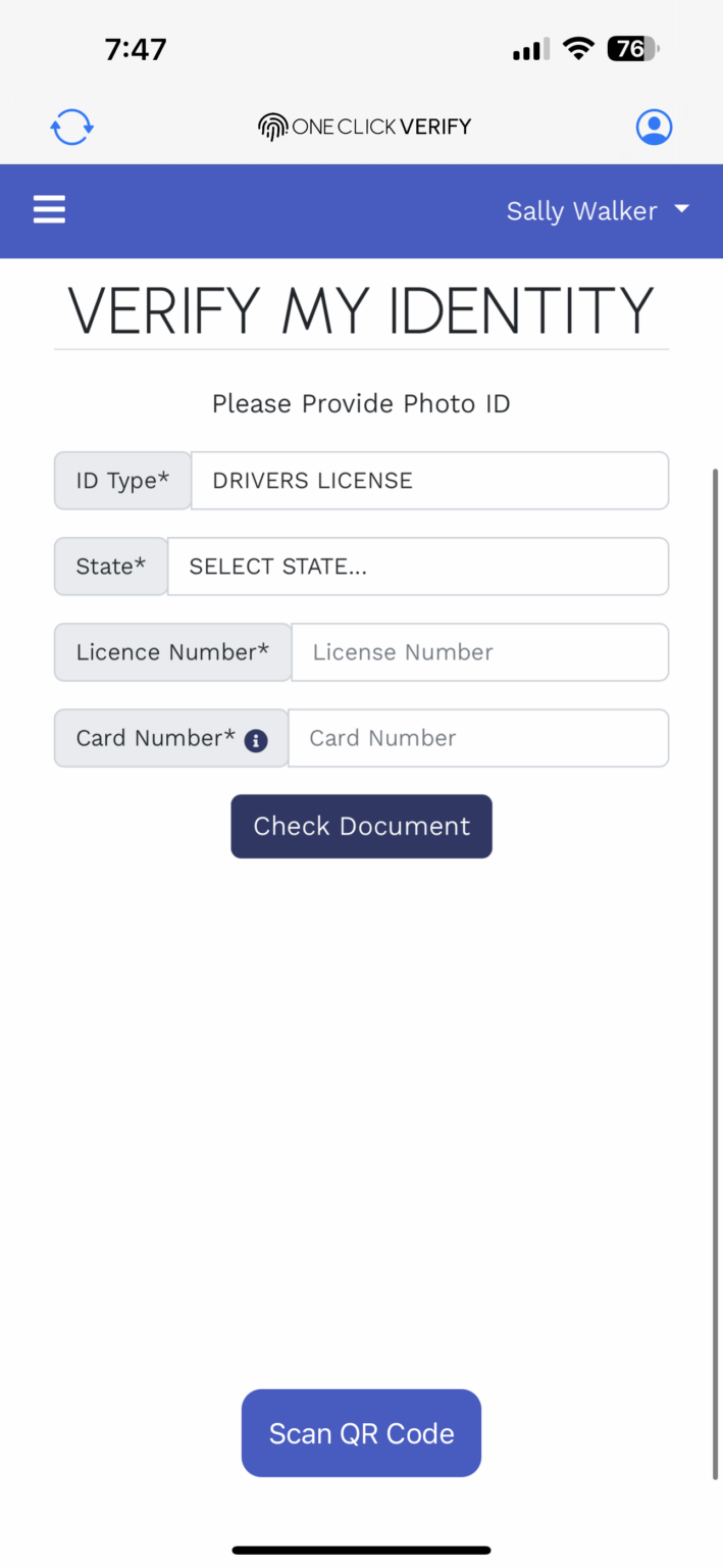 Client User Guide - One Click Verify