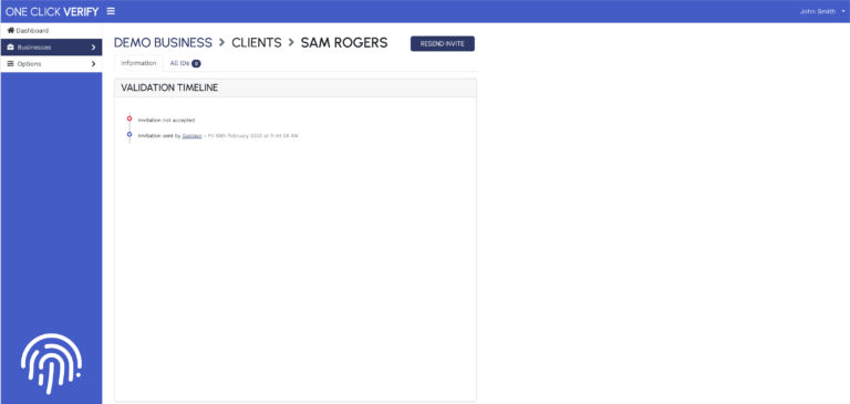 Business User Guide - One Click Verify